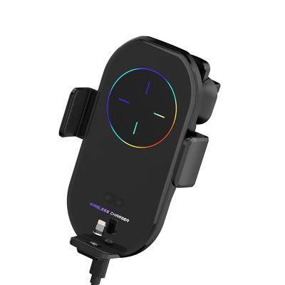 China car phone stand Infrared Induction Wireless Charger Automatic Clamping 10W  9V 1.2A for sale