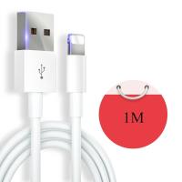 China 2.4A Apple IPhone Charger Cable TPE Fast Charging Cord 1M For IPhone 12 Mini Pro for sale