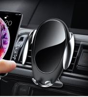 China 9V 1.1A auto induction wireless charging magsafe Car Holder Charger 15W for sale
