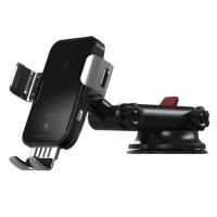 China 5W Qi Wireless Car Charger Holder Smart Coil Induction 6mm For Samsung S21 IPhone 12 for sale