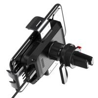 China 5W Qi Wireless Car Charger Holder Smart Coil Induction 6mm For Samsung S21 IPhone 12 for sale