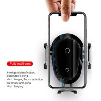 China 7.5W Qi Wireless Car Charger Air Vent Gravity Scale 145g for sale