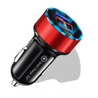 China 2.4A QC 3.0 Dual Port Car Charger Adapter Universal For IPhone 13 45g for sale