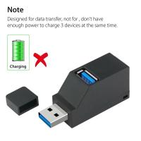 China 3 Ports 3.0 USB HUBs Adapter Extender Mini Splitter Box 17g ROHS for sale