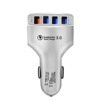 China QC3.0 4 Port USB Car Charger 7A 35W IPhone Charger Adapter for sale