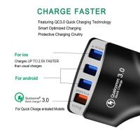 China QC3.0 4 Port USB Car Charger 7A 35W IPhone Charger Adapter for sale