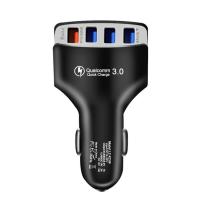 China QC3.0 4 Port USB Car Charger 7A 35W IPhone Charger Adapter for sale