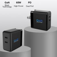 China 65W GaN USB C Universal Laptop Wall Charger For MacBook Pro / Air 240V for sale