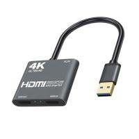 China USB3.0 HDMI Video Capture Device 4K 1080P USB Audio Capture Card DSLR Camcorder 82g for sale