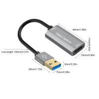 China 1080P USB 3.0 Video Capture Card VGA Video Grabber HDMI 4k For Macbook PC for sale