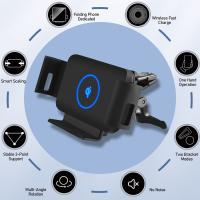 China 15W 9V Qi Wireless Car Charger Mount Holder 6MM For Galaxy Z Flip 3 for sale