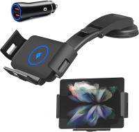 China phone Car Holder Wireless Charger 9V 1.67A For Samsung Galaxy Z Fold 2 / S21 for sale