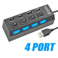 China 480Mbps 2.0 3.0 4port Multi USB Splitter USB Hub Power Adapter Mini Socket Pattern 500mm for sale