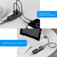 China 480Mbps 2.0 3.0 4port Multi USB Splitter USB Hub Power Adapter Mini Socket Pattern 500mm for sale