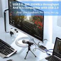 China 1080P 60fps HDMI Video Capture Device Portable USB C HDMI Capture Card 4Kp60 ROHS for sale
