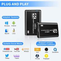 China 1080P 60fps HDMI Video Capture Device Portable USB C HDMI Capture Card 4Kp60 ROHS for sale
