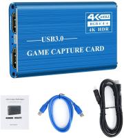 China 4Kp60 Audio Video Capture Card , USB3.0 1080P 60fps Portable Video Converter for sale