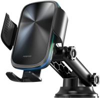 China Qi Car Phone Mount Wireless Charger 5V 1A Auto Clamping Phone Holder for sale