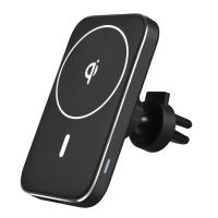 China 12V 1.5A Magsafe Fast Magnetic Wireless Car Charger For IPhone 13 Mini Pro Max for sale