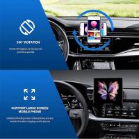 China 20W Fast Charging Car Qi Wireless Charger For Samsung Galaxy Z Folding 3 2 IPhone 13 for sale