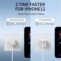 China 45W PPS 30W GaN USB C Wall Charger For IPhone 12 13 Pro Max MacBook Air for sale