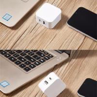 China USB Type C 100-240V Dual Port Charger 20W Foldable Plug For IPhone 13 Pro Max for sale