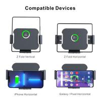 China Mount 15W Car Wireless Phone Charger 1.67A For Samsung Galaxy Z Fold 3 for sale