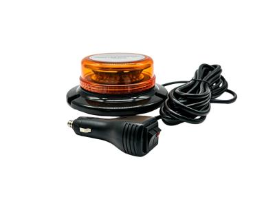 China RD-208 Amber Magnetic LED Warning Light 10-30W for Truck Cart Construction Vehicle for sale