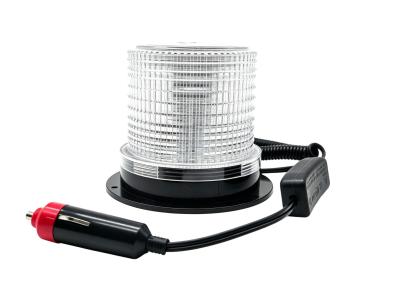 China RD-213-30B Cars Magnetic LED Beacon Lights Strobe Revolving White Transparant 12-24V for sale