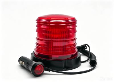 China RD-204-48B Red Industrial Vehicle LED Warning Light Magnetic Mount for sale
