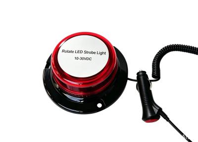 China RD-208 Red LED Warning Light 12-24V Rubber Suction Cup Mount For Emergency Vehicles for sale