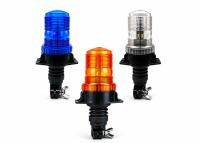 China 12V 24V LED Strobe Warning Beacon Light Amber Blue White Flexible Mount For Truck Trailer for sale