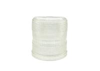 China White Polycarbonate LED Beacon Lens Cover Replacement for Vehicle Warning Light for sale