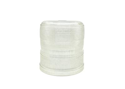 China White Polycarbonate LED Beacon Lens Cover Replacement for Vehicle Warning Light for sale