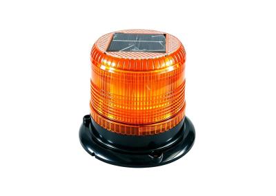 China Amber Lens Strobe Solar Wireless Beacon Light for Road Construction Vehicle for sale