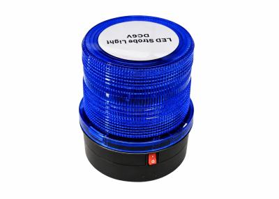 China Portable Blue LED Warning Beacon Lights AA Battery Powered for sale