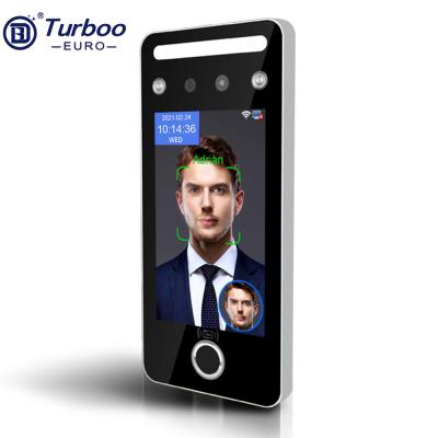 China Fingerprint Face Recognition Attendance Machine 5 Inch Screen With HD Infrared Camera for sale