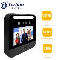China Time Attendance Face Recognition Biometric System Wide Dynamic Range 200W Camera for sale