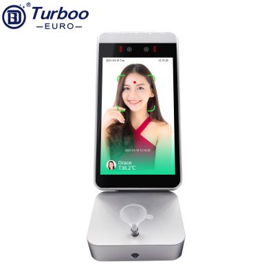 China Japanese Language AI Face Recognition Biometric System Alcohol Detection Temperature Taking for sale