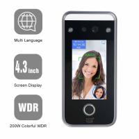 China LUNIX System Face Recognition Attendance Machine 4.3inch Touch Screen For Access Control for sale