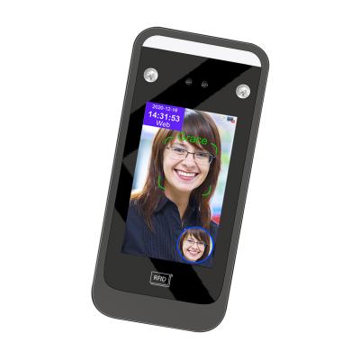 China Binocular Camera Face Recognition Attendance Machine 0.5 - 2.5m 0.2s Recognition Speed for sale