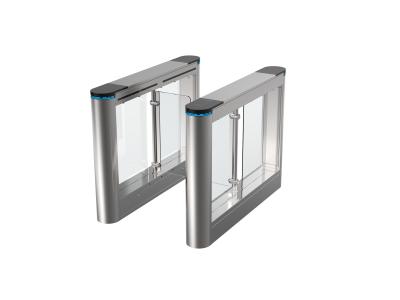 China Automatic Swing Barrier Turnstile Anti Collision Entry Exit Pedestrian Gate Turnstiles for sale