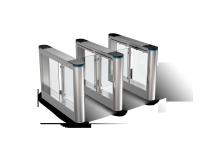 China Automatic Swing Barrier Turnstile Anti Collision Entry Exit Pedestrian Gate Turnstiles for sale