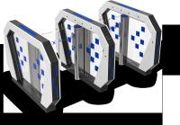 China Indoor Office Security Swing Gate High Speed Access Control Speed Gate Turnstile for sale