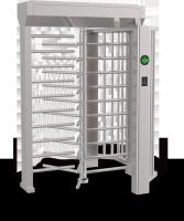 China Hotel Access Control Cross Full Height Turnstile Single Directional Dry Contact for sale