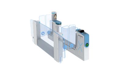 China 2mm Cold Plate Paint Speed Gate Turnstile Airport Security Access Control Turnstile for sale