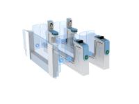 China 2mm Cold Plate Paint Speed Gate Turnstile Airport Security Access Control Turnstile for sale