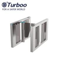 China 304 Or 316 Stainless Steel Leafs Speed Gate Turnstile with RS485 TCP/IP Compatible Aluminum Alloy Material for sale