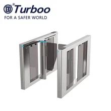 China 304 Or 316 Stainless Steel Leafs Speed Gate Turnstile with RS485 TCP/IP Compatible Aluminum Alloy Material for sale