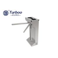 China SUS304 RFID Tripod Turnstile Gate Three Arm Semi Automatic Systems Turnstiles for sale